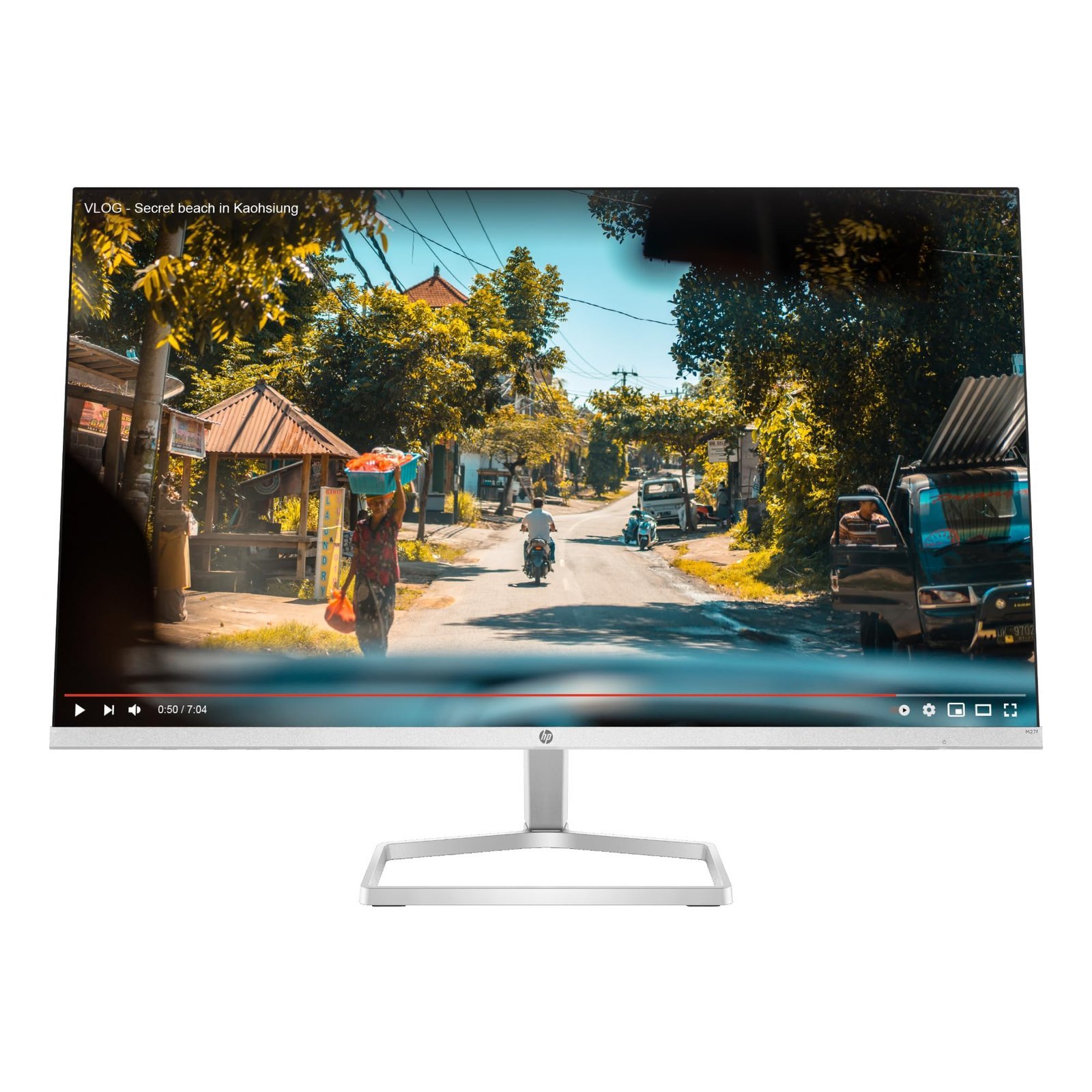 HP M27f 27-inch Ultraslim Full-HD IPS Monitor (2G3D3AS) - Treline Digital